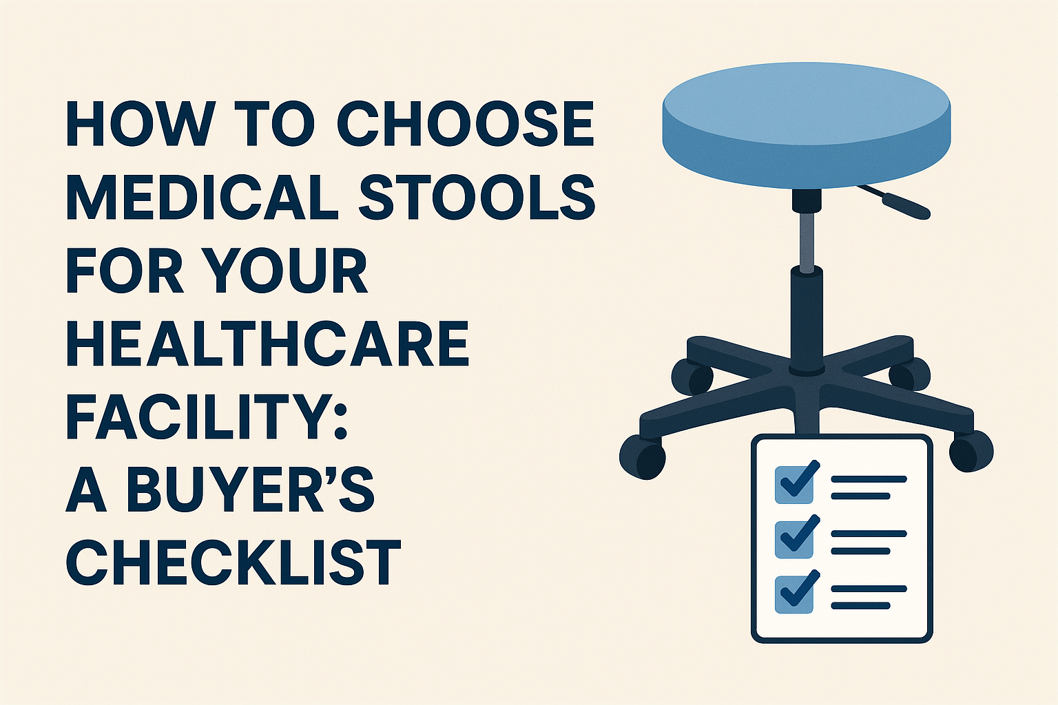 How to Choose Medical Stools for Your Healthcare Facility: A Buyer's C ...