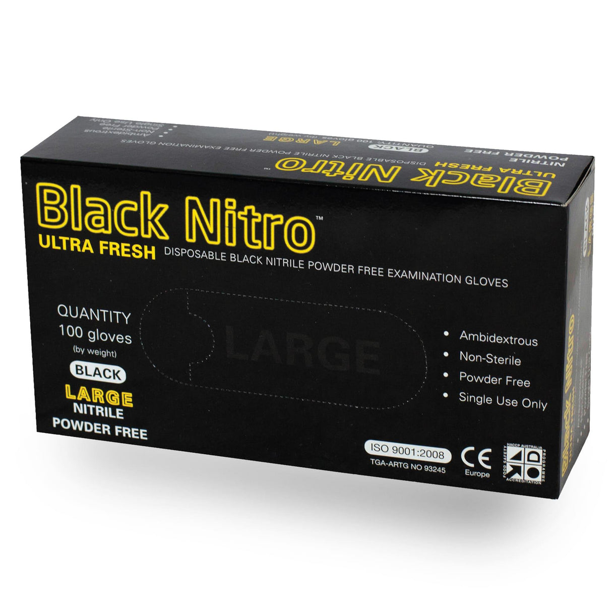 10xBlack Nitro Disposable Powder and Latex – ToBe HealthCare