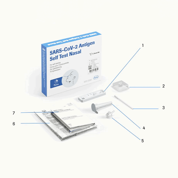 Roche Covid-19 Rapid Antigen Self Test Nasal Swab - 5 Test Pack – ToBe ...