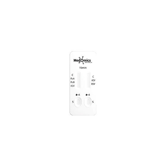 Medomics ADV/ RSV/ COVID -19 / Influenza A & B 5-in-1 Combo Flu Rapid ...