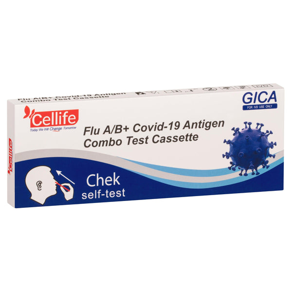 Cellife COVID-19 & Flu A/B Rapid Antigen Combo Test Self Test kits 5Pa