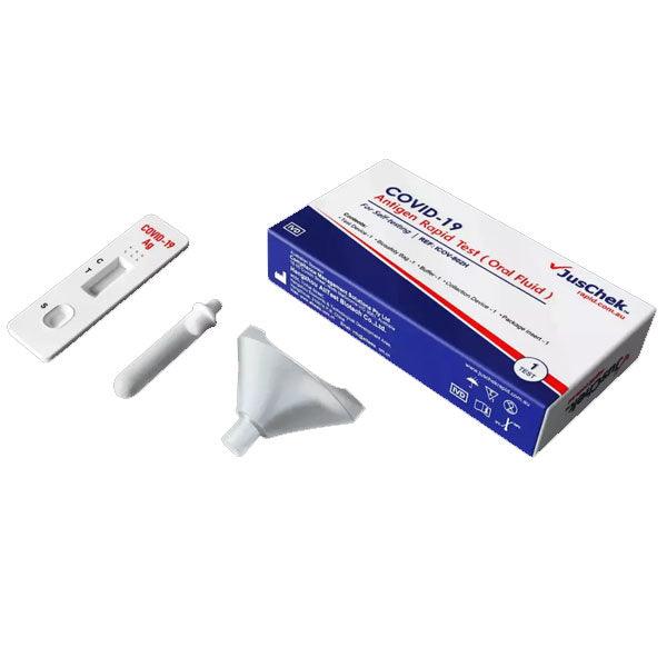 JusChek COVID-19 Rapid Antigen Test Kit - Single Pack - Oral - 10 Test ...